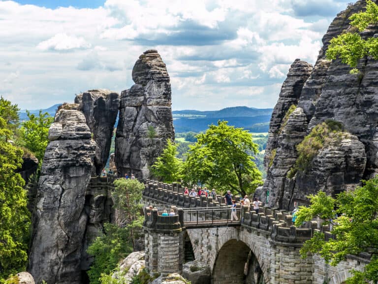 Bastei Bridge Germany – See These Famous Rock Formations - Awesome ...